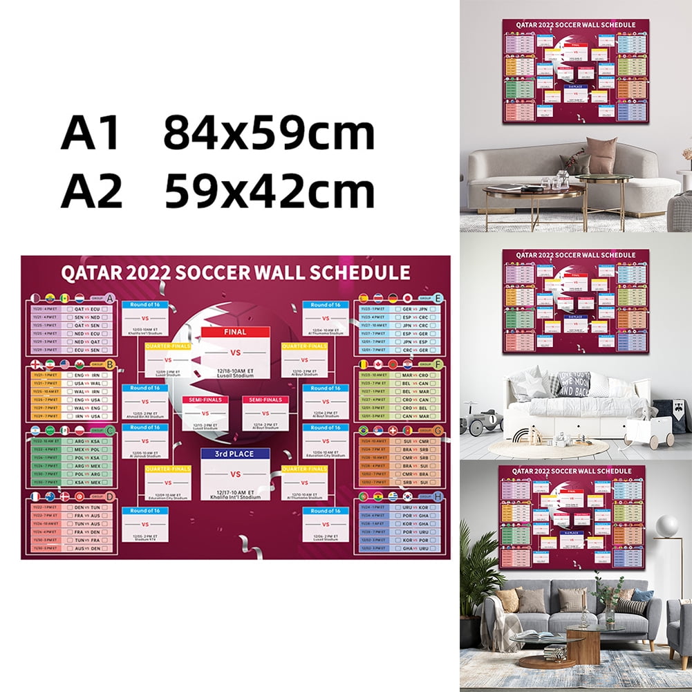 World Cup 2022 Wall Chart