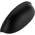 AHGLOP-10 Pack 3" Drawer Pulls Flat Black Cabinet Cup Pulls Kitchen ...