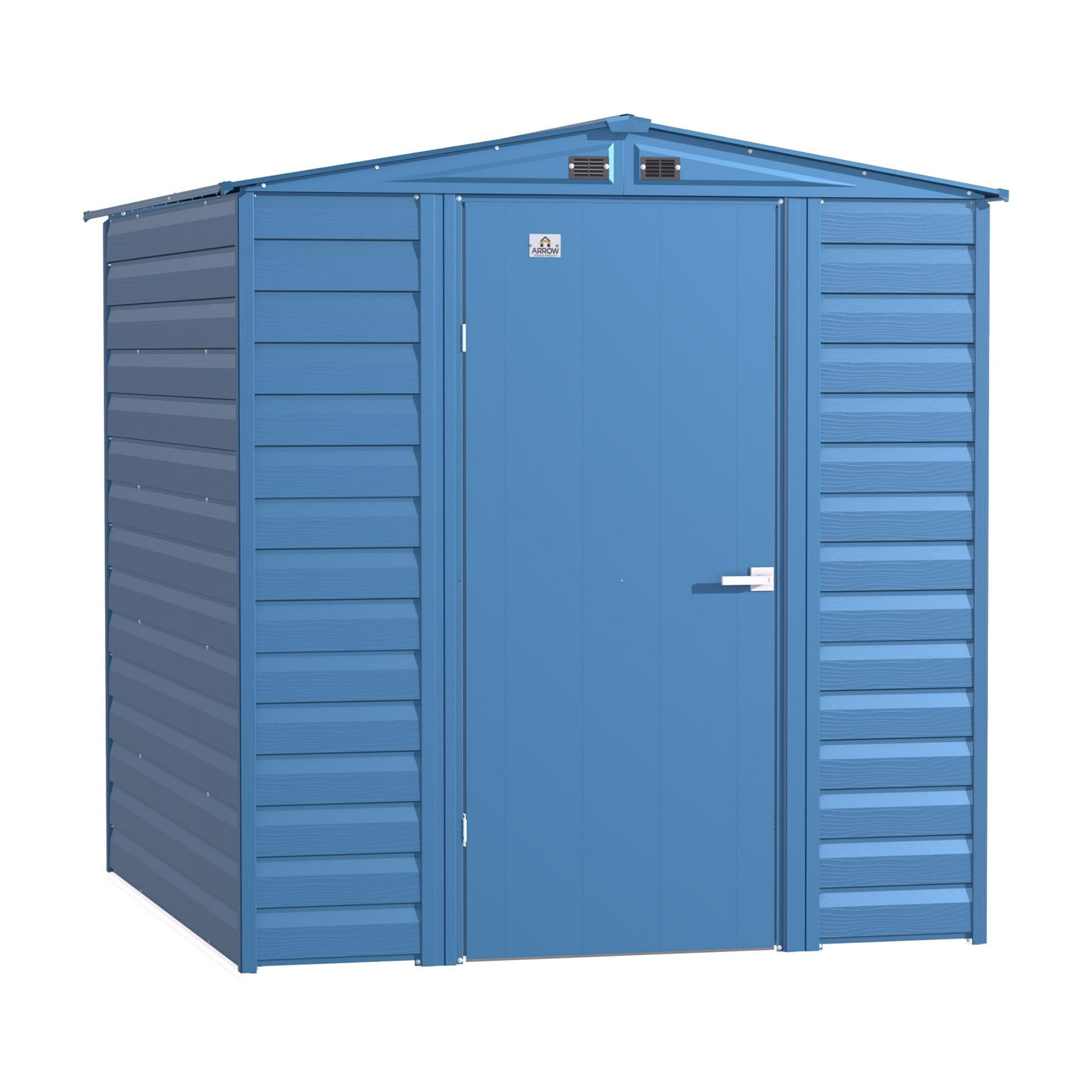 Click here for Arrow Select 6 X 7 X 7 Ft Blue Shed 8 Ft prices