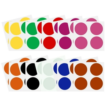 Red Dot Sticker Colored Labels Round Stickers 19mm - 1000 Pack by Royal ...