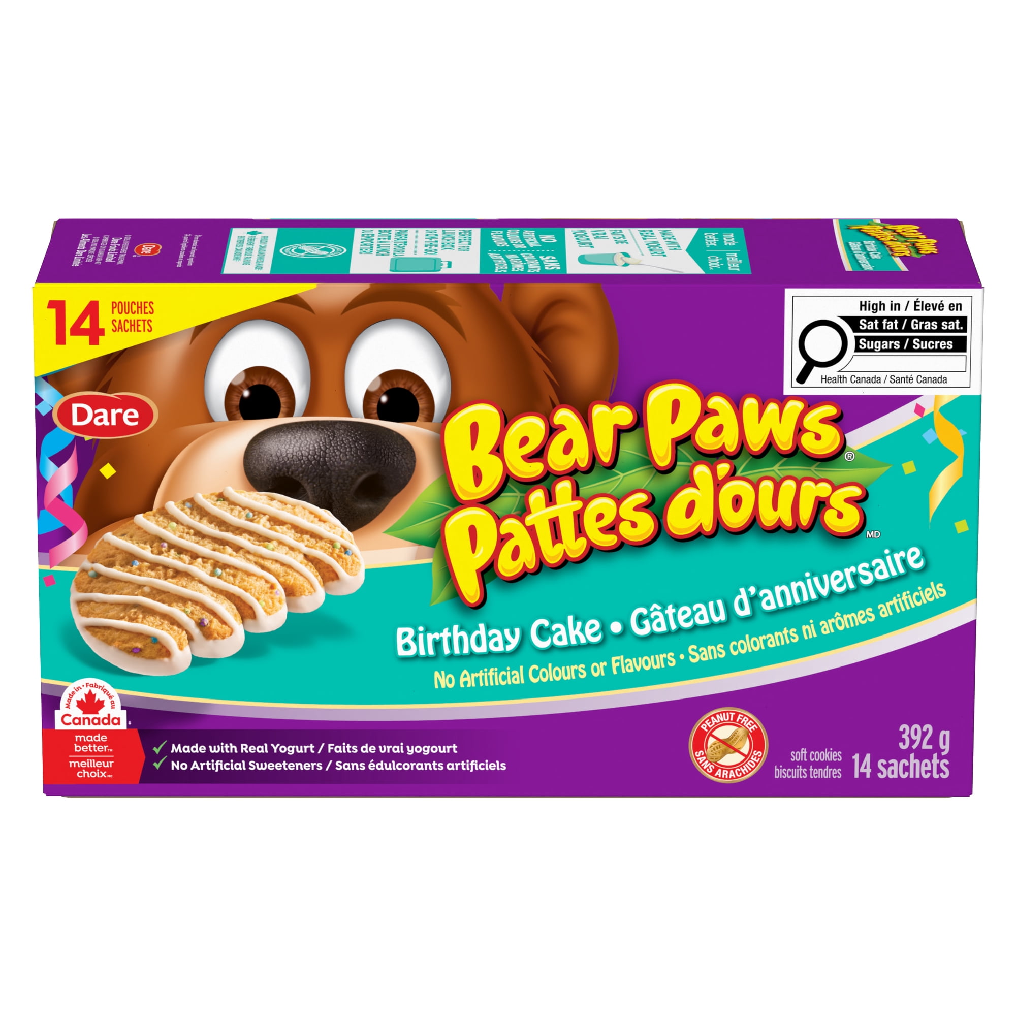 Click here for Bear Paws Birthday Cake Cookies Standard prices
