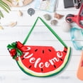Watermelon Door Sign Summer Door Hanger Wood Front Door Wreath Wall ...