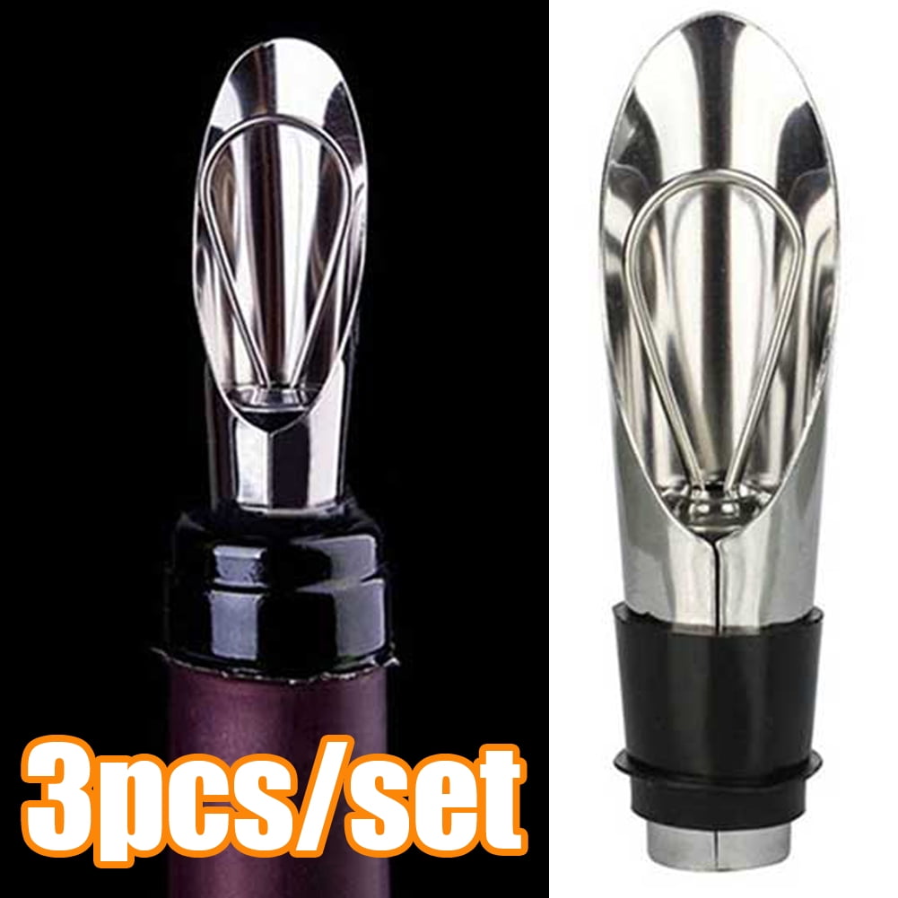 Cheers.US 3Pcs/Set Stainless Steel Wine Pourer Wine Pourer Spouts ...