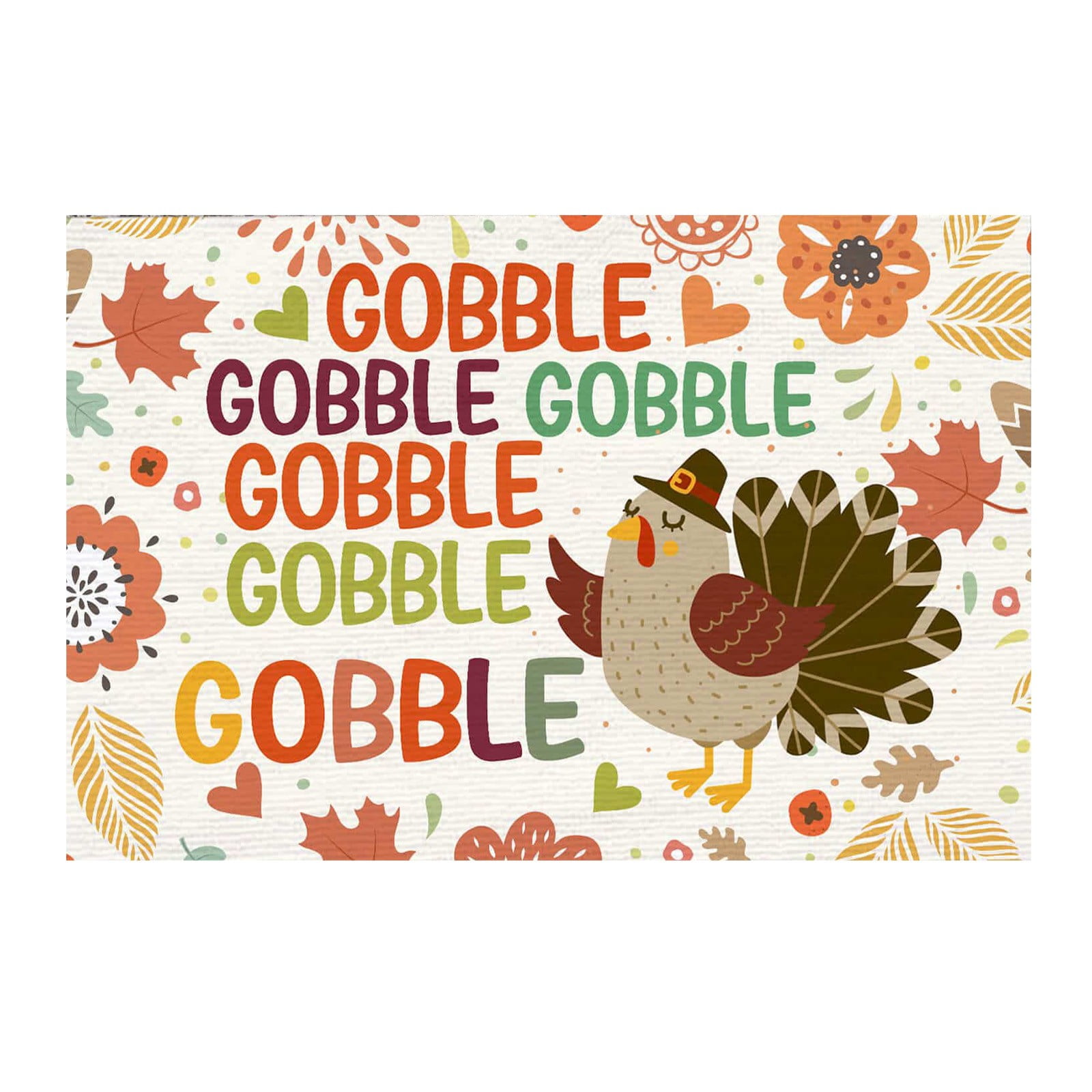 wofedyo outdoor rug thanksgiving day decorative door mat bathroom ...