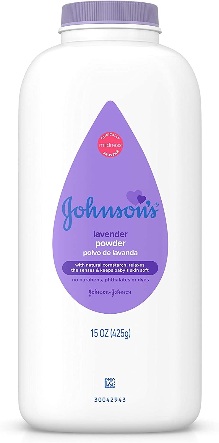 Johnson's Baby Powder Diaper Rash with Lavender & Chamomile, 15 oz,4 ...