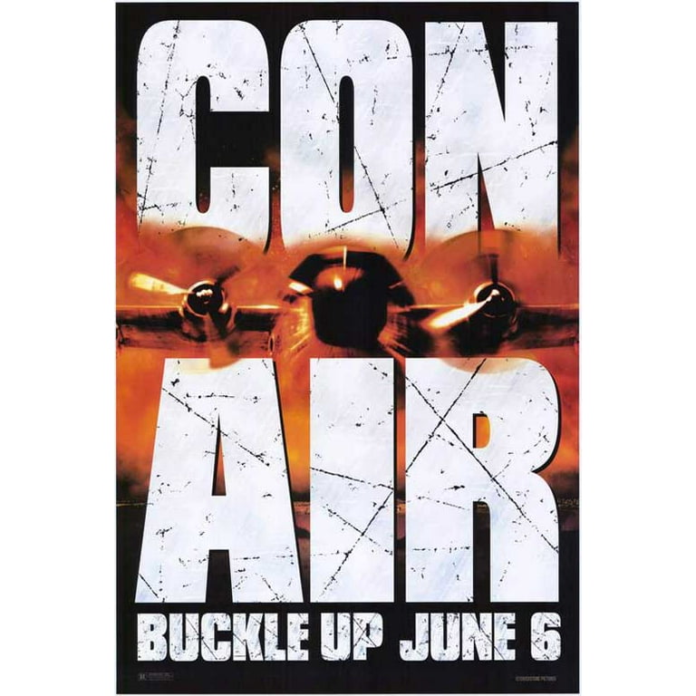 Nicolas Cage Con Air Poster