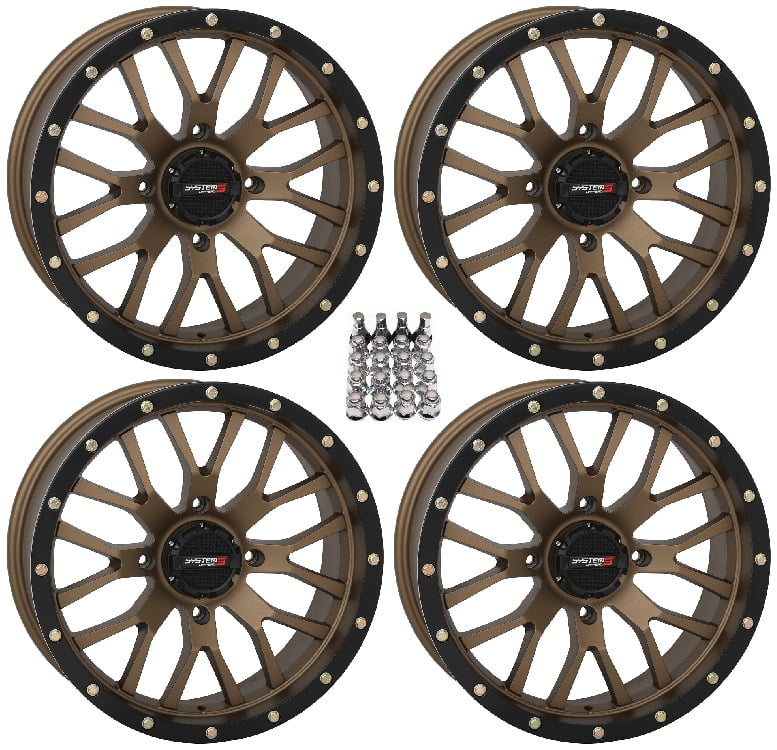 System 3 ST-3 Bronze ATV Wheels 18" Sportsman 550 850 1000 - Walmart.com