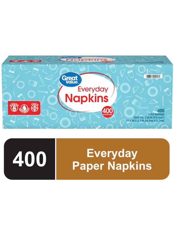 Paper Napkins in Disposable Tableware - Walmart.com