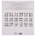 Alphabet Handlettered Script Stencils, 12" x 12" by Craft Smart® - 86 ...