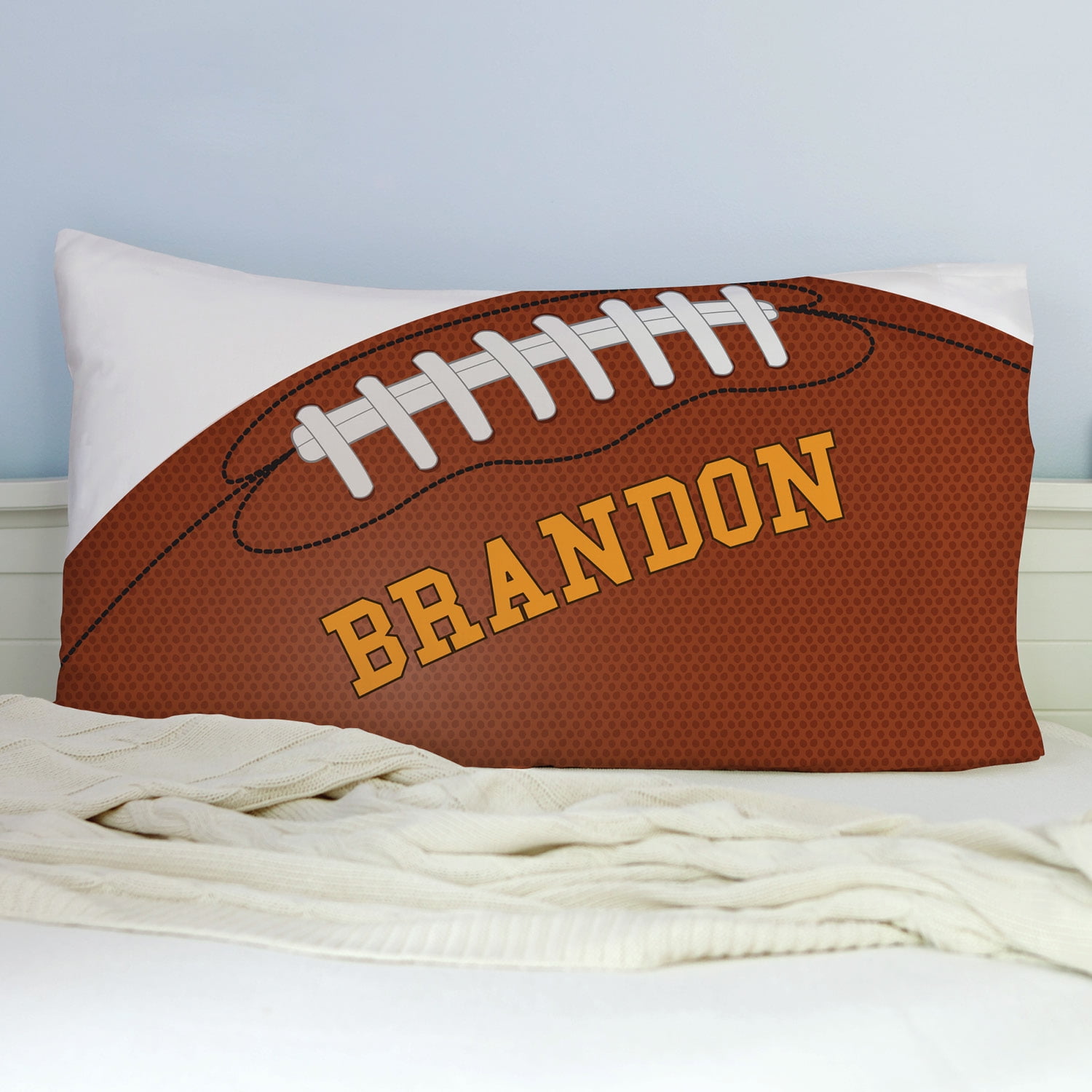 Personalized Football Pillowcase - Walmart.com