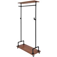 Simple Modern 2-Tier Telescopic Clothes Rack, Metallic - Walmart.com