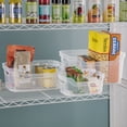 Mainstays Medium Open Bin, Clear Plastic, Easy Access Bin with Scoop ...