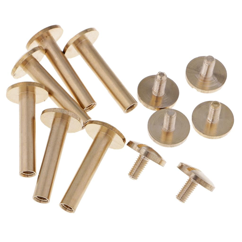 Click here for Yuksok 6 Pieces Solid Brass Nail Rivet Stud Button... prices