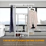 Clothes Drying Rack with 4 Castors, Heavy Stainless Steel Drying Rack ...