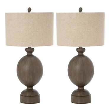 Lux Lighting Sea Shell Coastal White and Blue Table Lamps(Set of 2) 3 ...