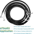Rear Auxiliary AC Line Set Hose Assembly For AT34653 GMC Chevrolet ...