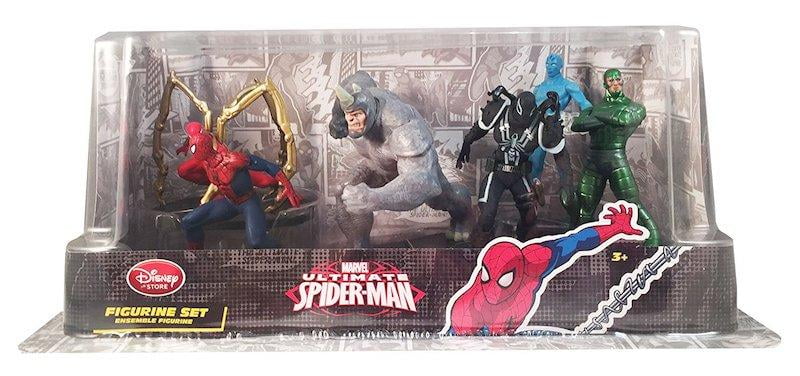 Disney Store Spider-Man Ultimate Figure Play Set Playset Cake Topper ...