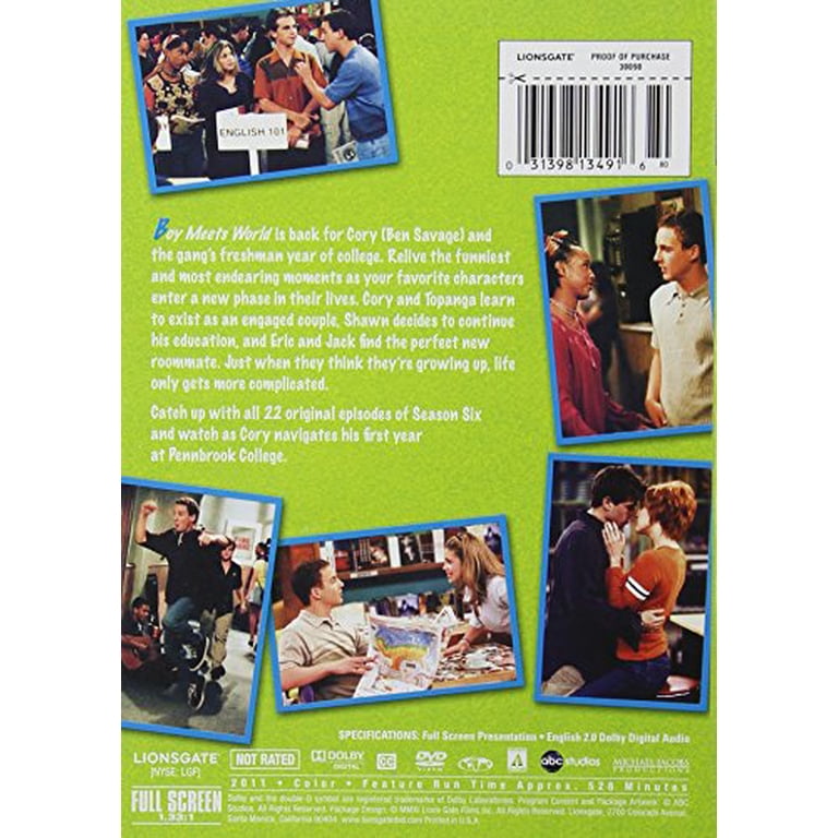 Boy Meets World Season 4 Dvd