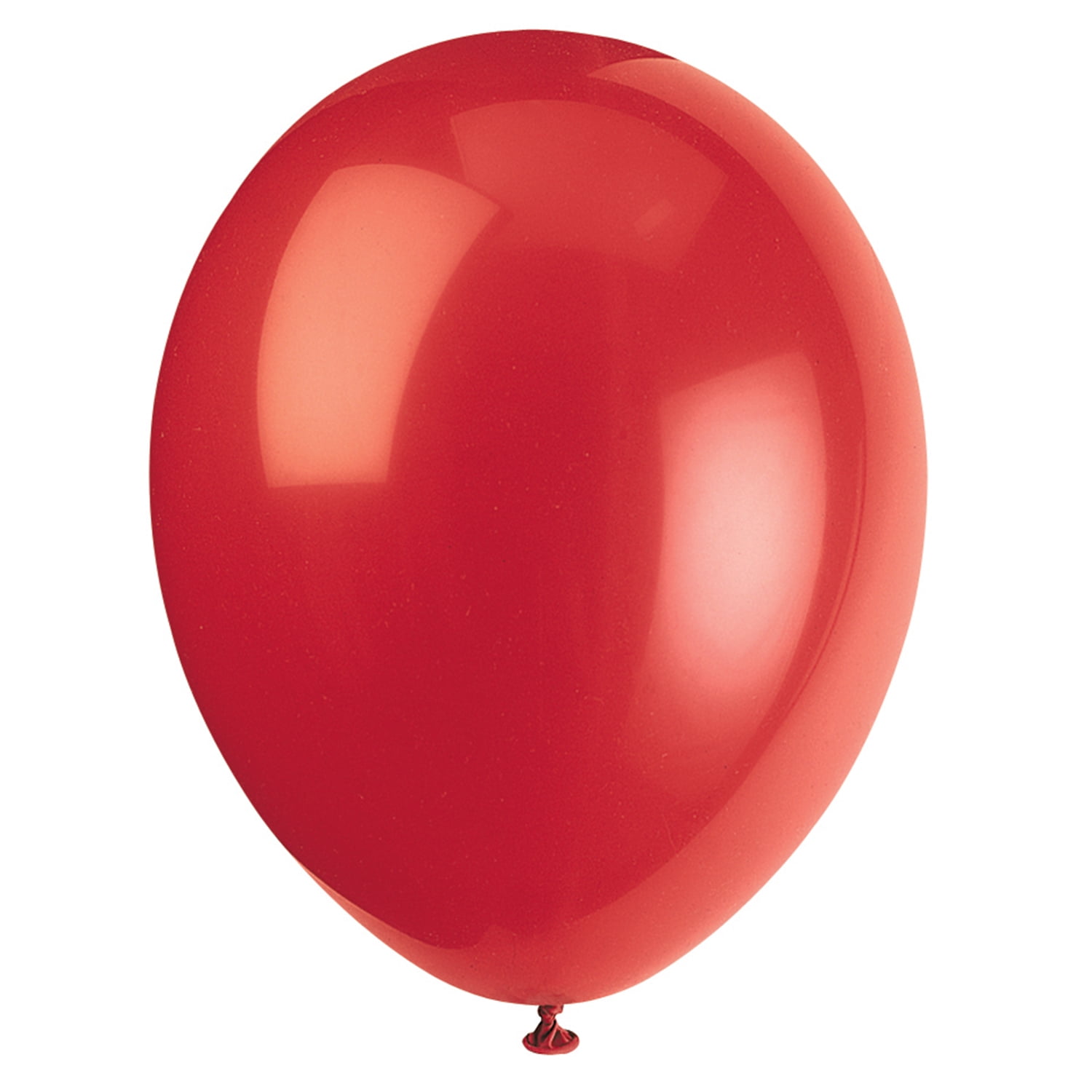 Unique Premium Round Solid Color Standard 12" Latex Balloons, Cherry ...