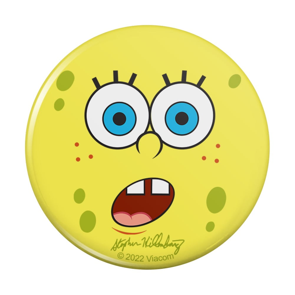SpongeBob Surprise Face Kitchen Refrigerator Locker Button Magnet ...