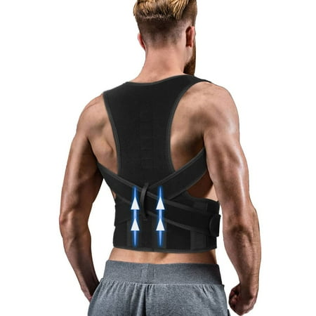 Back Posture Corrector Men-Women Back Brace Straightener Upper Back ...