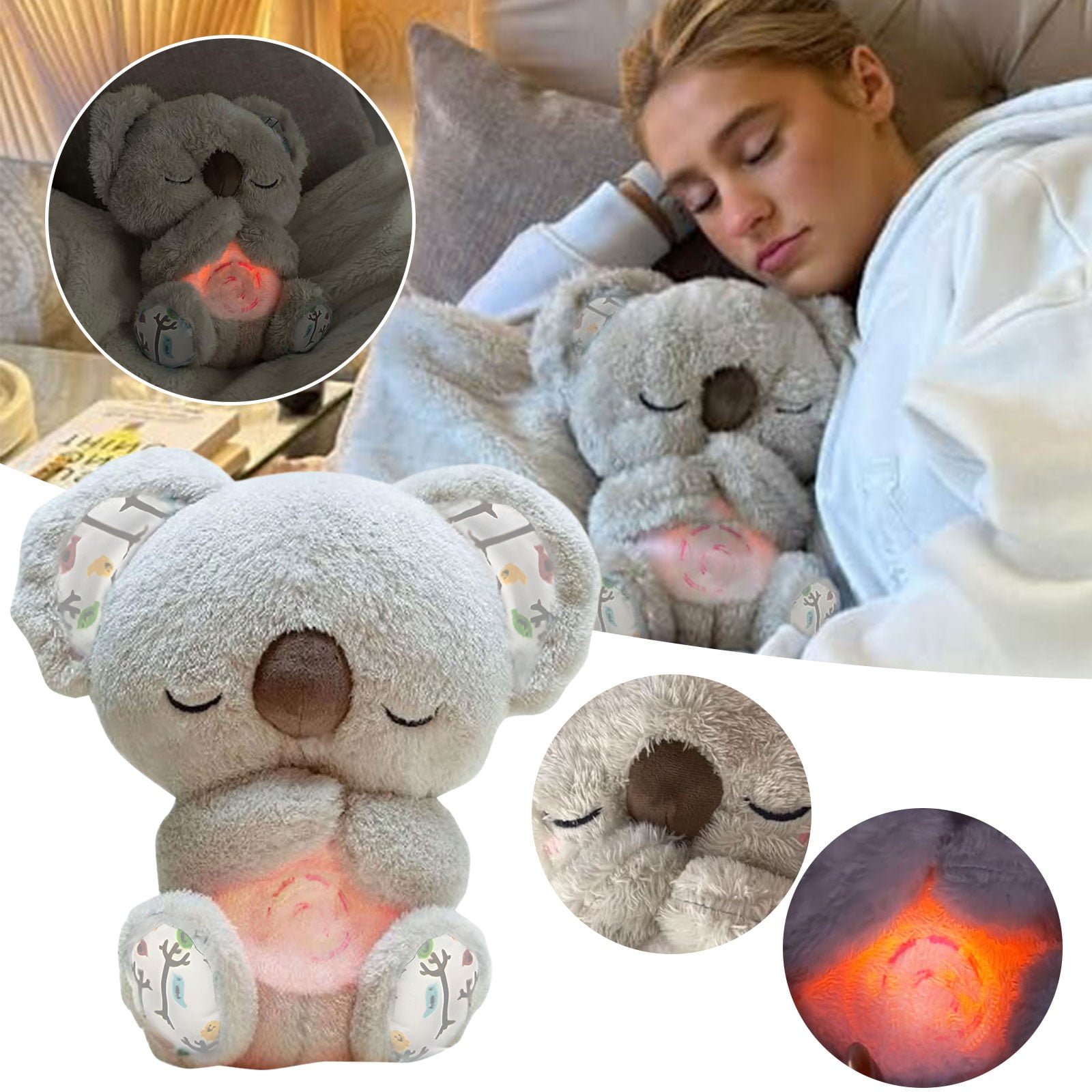Click here for Breathing Koala Stuffed Animal For Anxiety Relief... prices