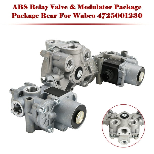 Paquete de válvula de relé ABS y modulador trasero para Wabco ...