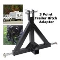Heavy Duty 3point 2 Receiver Trailer Hitch Tractor Tow Hook Drawbar ...