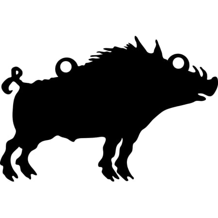 High Caliber AR500 Animal Targets |3/8", Hog, 10"x15" | and More 1/2" 3 ...