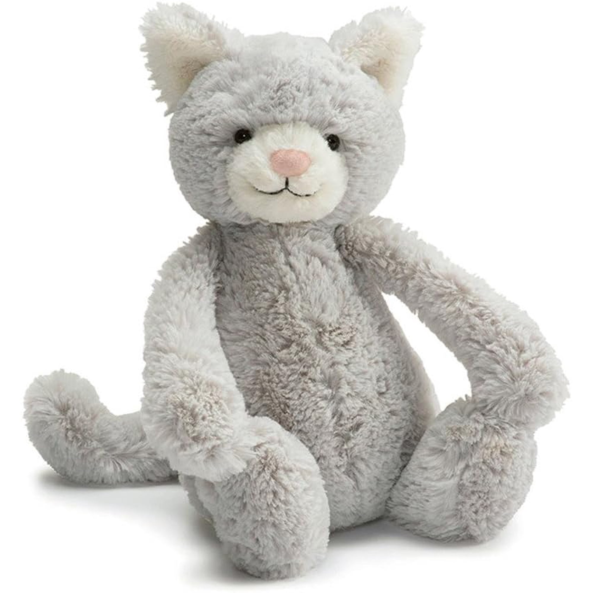 Click here for Jellycat Bashful Grey Kitty Stuffed Animal  Medium... prices