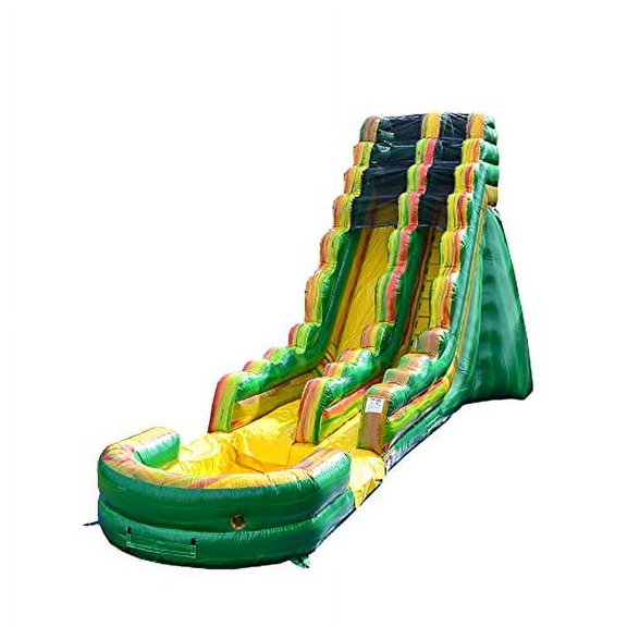 JumpOrange Melting Arctic 15 ft Commercial Grade Inflatable Water Slide ...