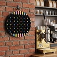 Round Metal Signs for Outside Colored Pencils Tin Signs Stainless Steel ...