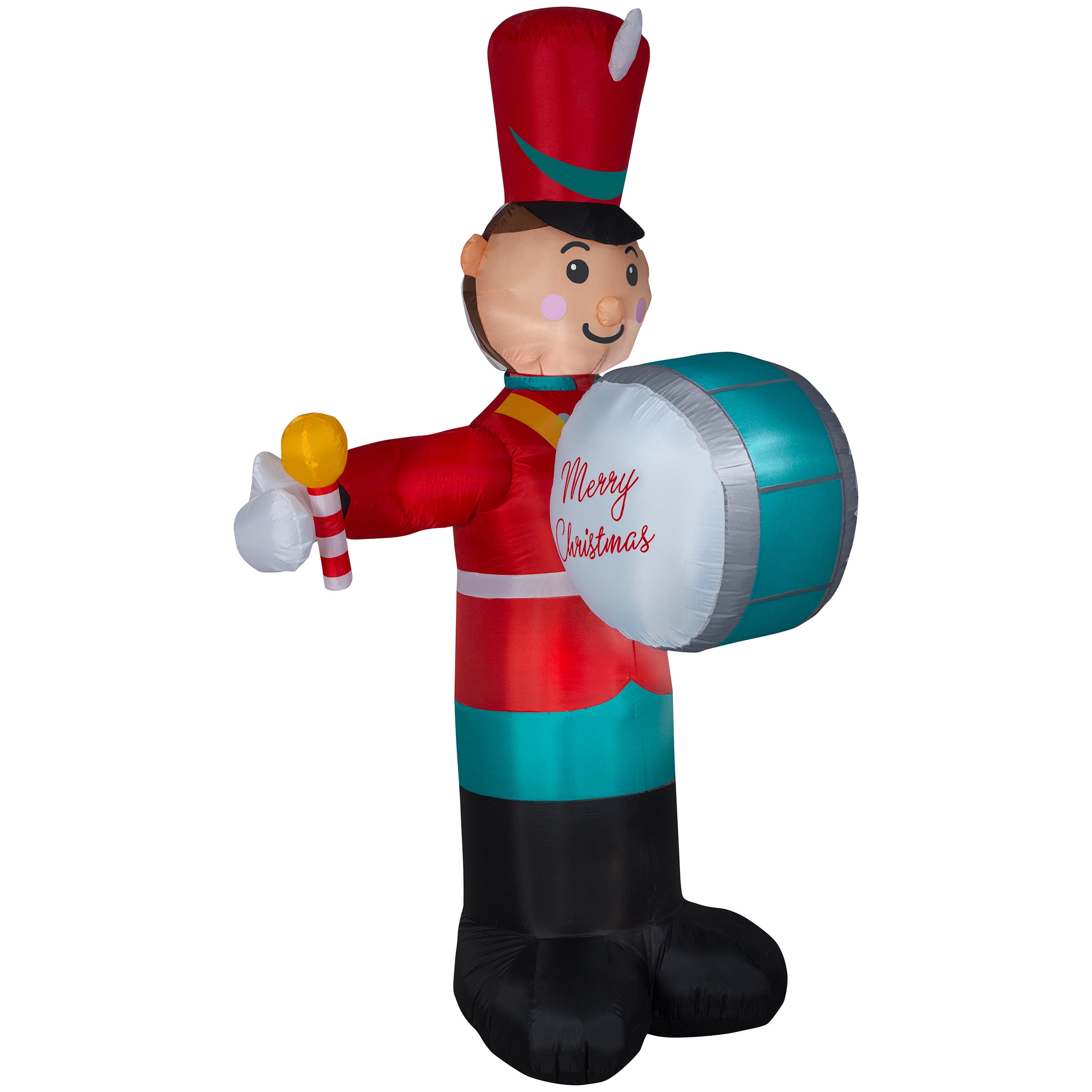 Gemmy Animated Christmas Airblown Inflatable Drumming Soldier, 8 ft ...