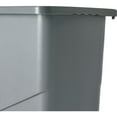 Global Industrial Slim Trash Container, 23 Gallon, Gray - Walmart.com