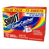 Shout Color Catcher, Dye-Trapping Sheets, 72 Sheets - Walmart.com