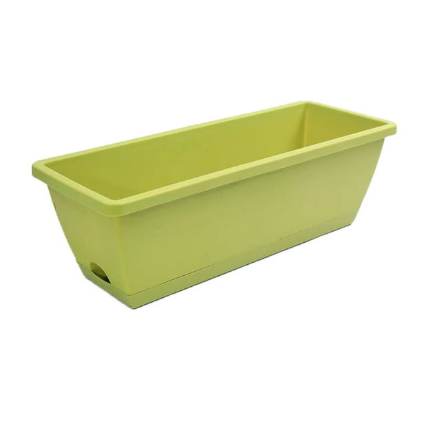 Maceta rectangular para plantar verduras en el balcón, maceta de ...