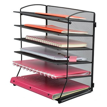 Deli Collapsible Magazine File Holder Magazine Rack Desk Organizer, 4 ...