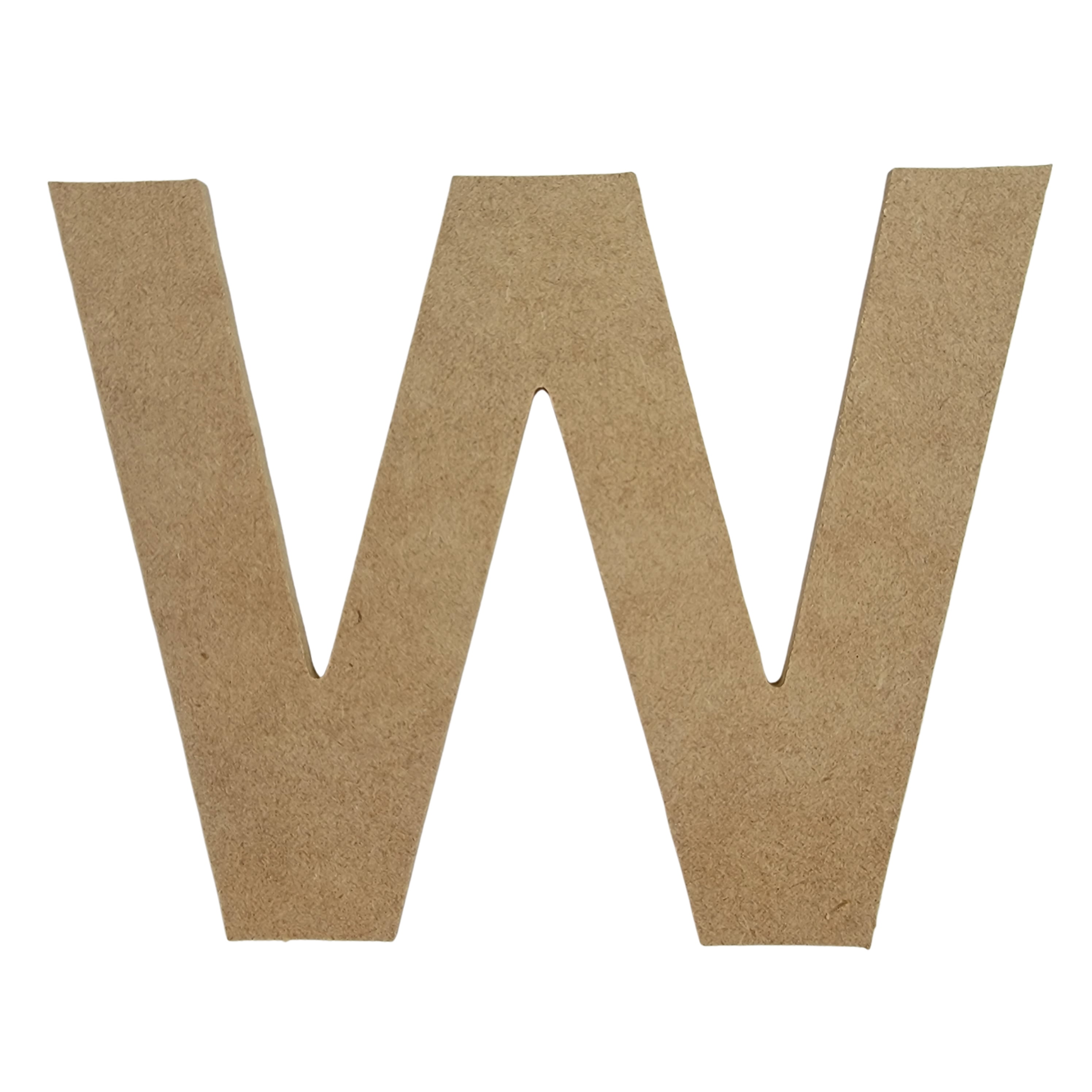Wooden Letter Unfinished, Arial Font, Craft Cutout - Walmart.com