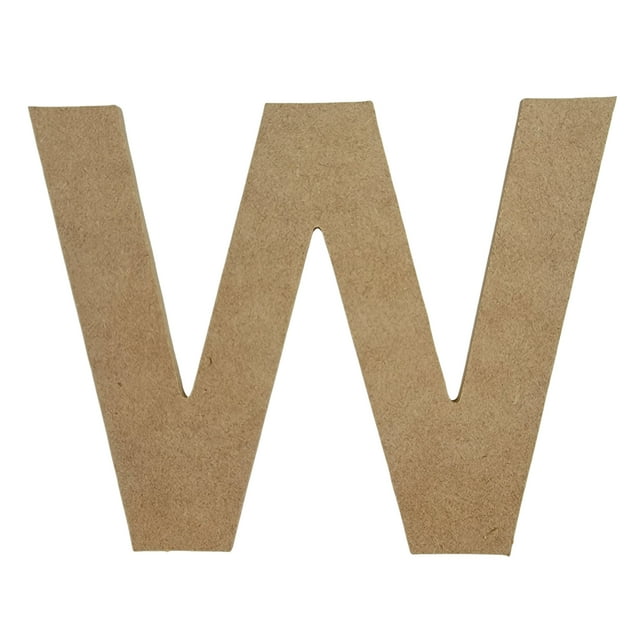 Wooden Letter Unfinished, Arial Font, Craft Cutout - Walmart.com