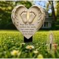 2D Stylish Garden Plaque Ground Insert, Handcrafted Rustic Artistic ...