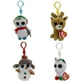 TY Beanie Boos - Set of 4 Christmas 2018 Releases (Key Clips) (Buttons ...