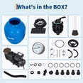 Sand Filter Pump for Above Ground Pool – with 7-Way Valve, 3435 GPH Max ...