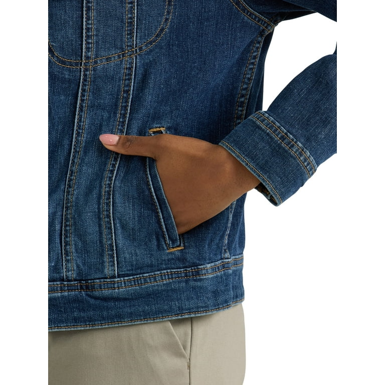 Lee Women's Loose Fit Heritage Denim Jacket - Walmart.com Lee Women's Loose Fit Heritage Denim Jacket - Walmart.com