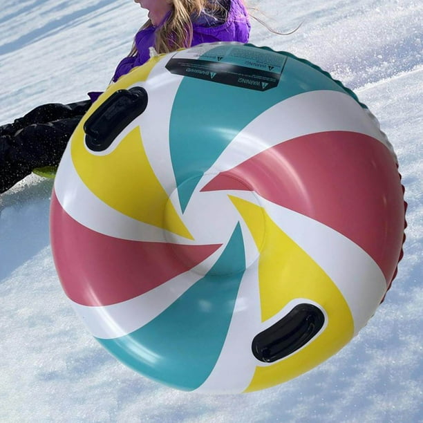 pitrice Winter Snow Tube 35.83inch Kids Adults Sledding Sleigh ...