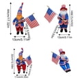 Patriotic Uncle Sam Top Hat Figurine, Independence Day Resin Statue ...