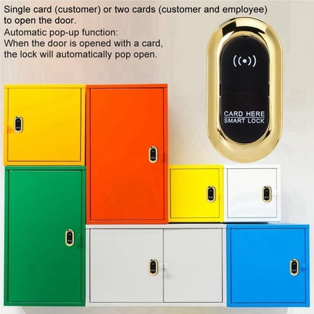 Smart Electronic Induction Lock Sauna Cabinet Induction Lock Gym Locker ...