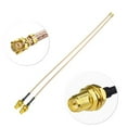 Eightwood 12 Inch Coaxial Pigtail Cable RP-SMA Female Bulkhead Mount ...