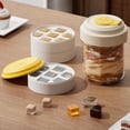 CMrtew 13.5oz Overnight Oats Jars, Yogurt Containers with Ice Box, Leak ...