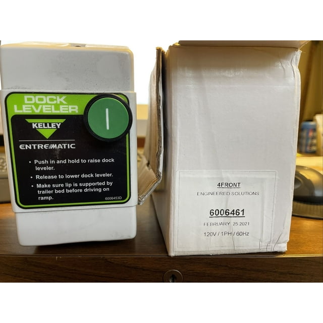 KELLEY HYDRAULIC DOCK LEVELER CONTROLLER ENTRE MATIC 6006453D, 120V ...