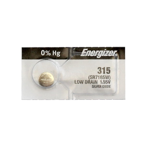 1 ENERGIZER (1 PC) 315 3V Lithium Coin Cell Battery - Walmart.com ...